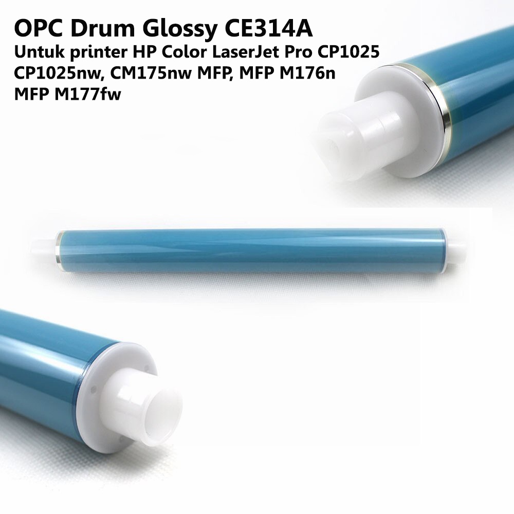 Jual OPC Drum Glossy CE314A untuk printer HP Color LaserJet Pro CP1025 ...