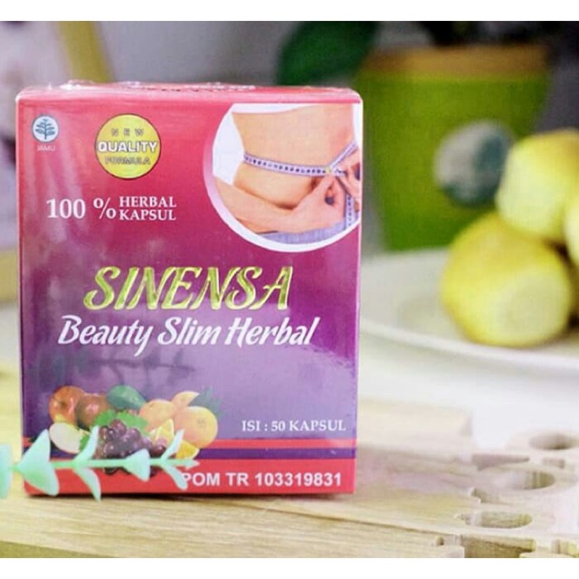 Jual SINENSA Beauty Slim Herbal/isi 50 kapsul BPOM ORIGINAL | Shopee ...