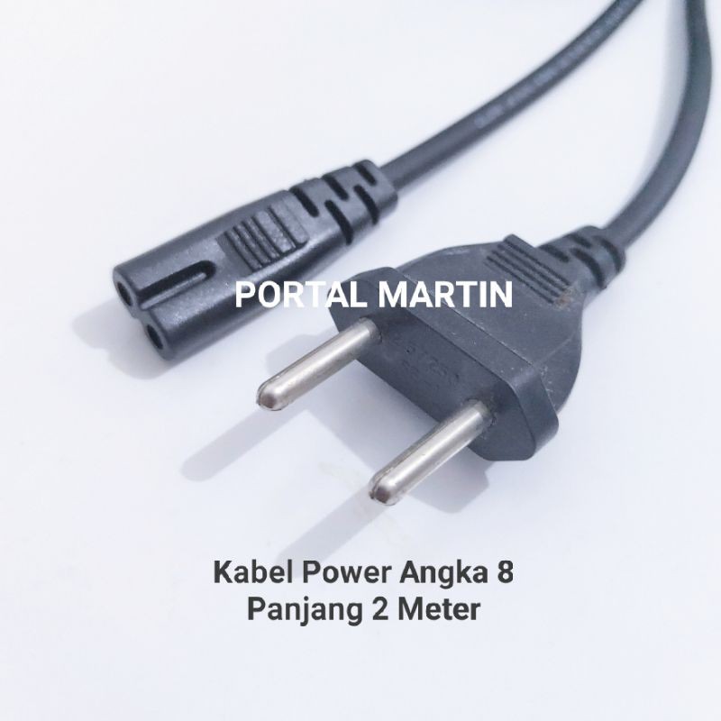 Jual Kabel Power Angka 8 Panjang 2 Meter | Shopee Indonesia