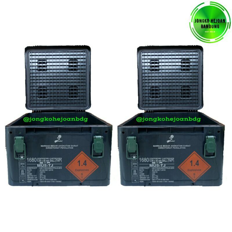 Jual Box Peluru Bekas / Kotak Perkakas / Tool Box Fiber Original Pindad ...