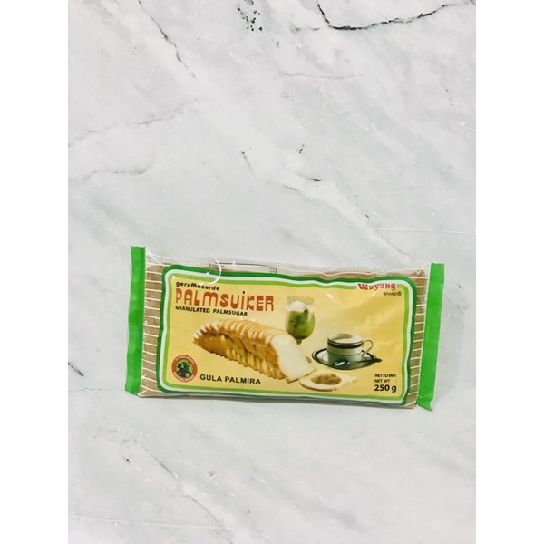Jual Brown sugar / Palmsuiker 250 gr, merk Wayang, kwalitas export ...