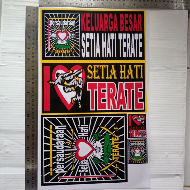 Jual STIKER PSHT LEMBARAN KELUARGA BESAR / stiker terate besar | Shopee ...