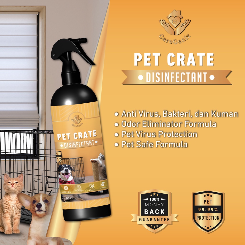 Jual Pet Crate Cage Disinfectant Spray Disinfektan Semprotan Sanitizer ...