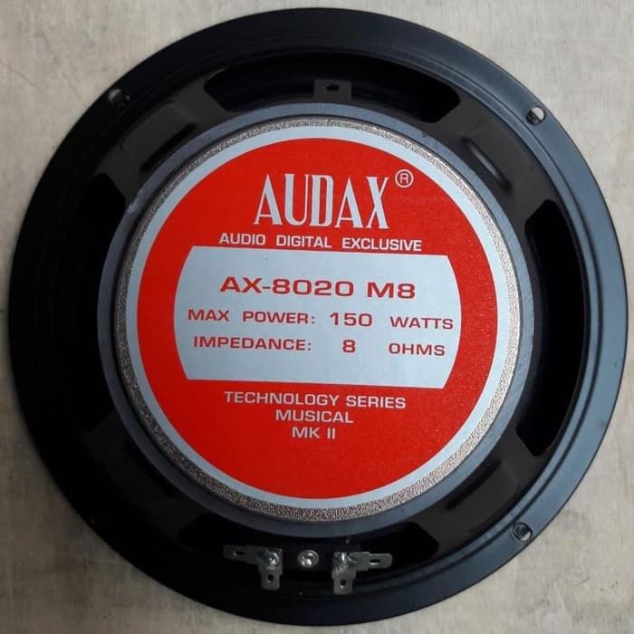 Jual TERMURAH ! SPEAKER AUDAX AX 8020 FULLRANGE 8 INCH AUDAX 150 WATT ...
