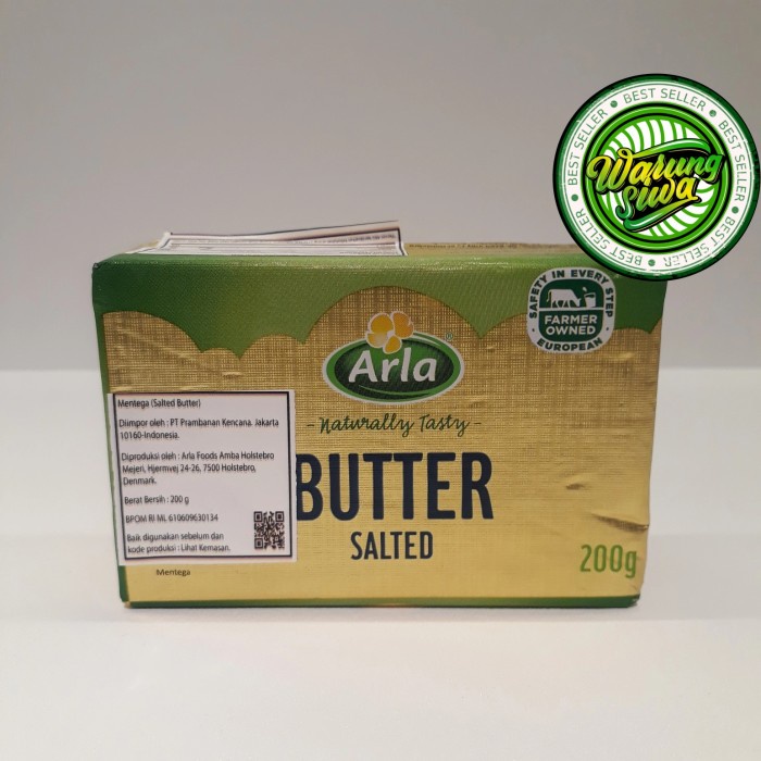 Jual arla butter salted 200 gr mentega | Shopee Indonesia