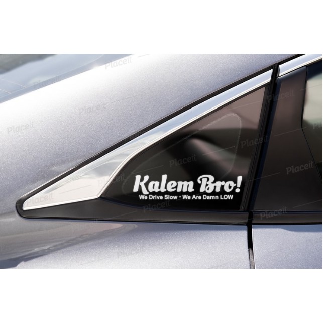 Jual Stiker Kalem Bro Tulisan Kata Lucu Humor Mobil Motor Laptop Helm ...
