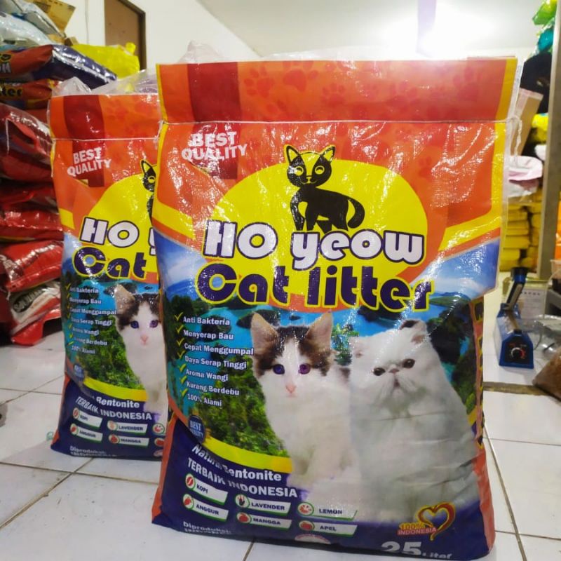 Jual Pasir Wangi Kucing Ho Yeow 25L all aroma | Shopee Indonesia