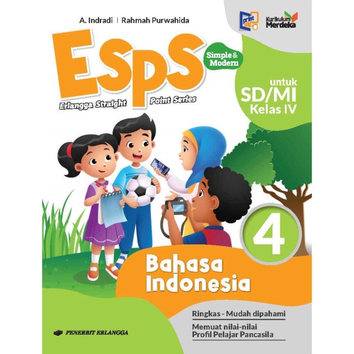 Jual 0024100580 - NEW & ORI BUKU ESPS BAHASA INDONESIA SD/MI KELAS 4 KURIKULUM MERDEKA | Shopee ...