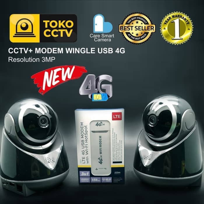 Jual CCTV 3MP REAL PLUS USB MODEM WINGLE SUPPORT 4G DAN SEMUA KARTU GSM ...