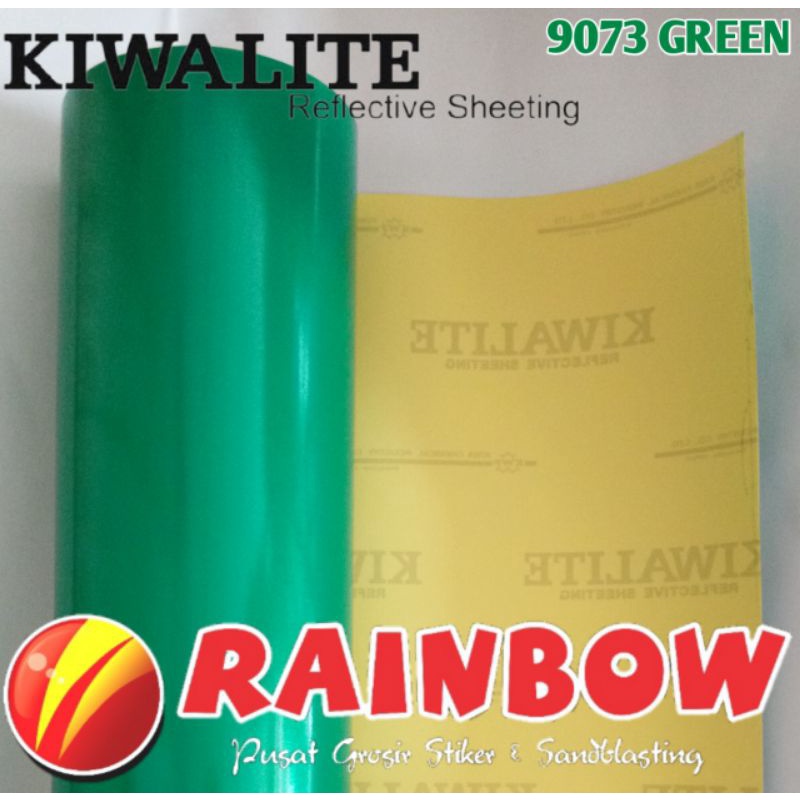 Jual Sticker KIWALITE Reflective Scotlight Sheet Warna HIJAU TUA 9073 ...