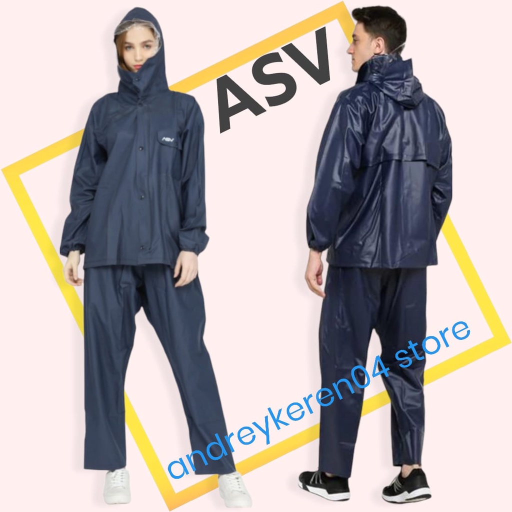 Jual FREE ONGKIR - Jas Hujan ASV Karet ORIGINAL Full Press, Anti Rembes ...