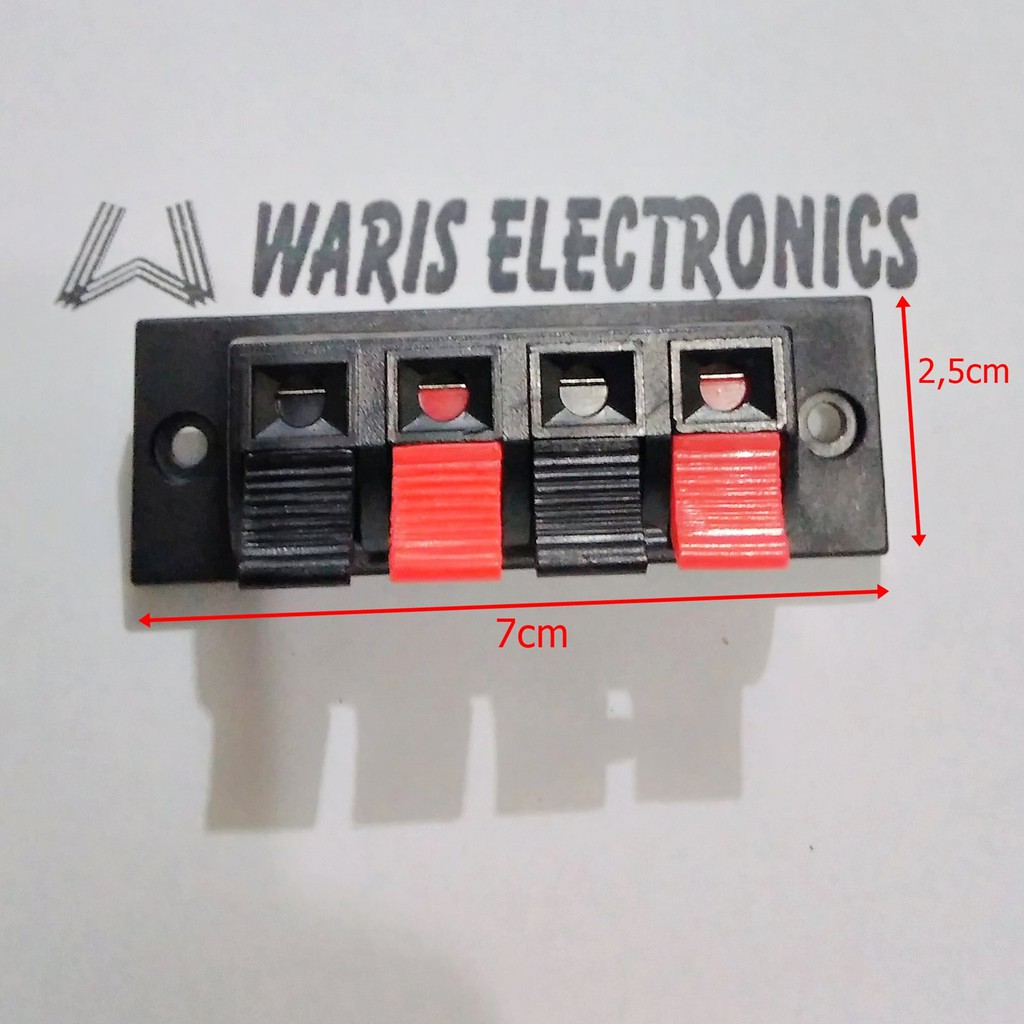 Jual terminal box amplifier 4pin 7x2,5 | Shopee Indonesia