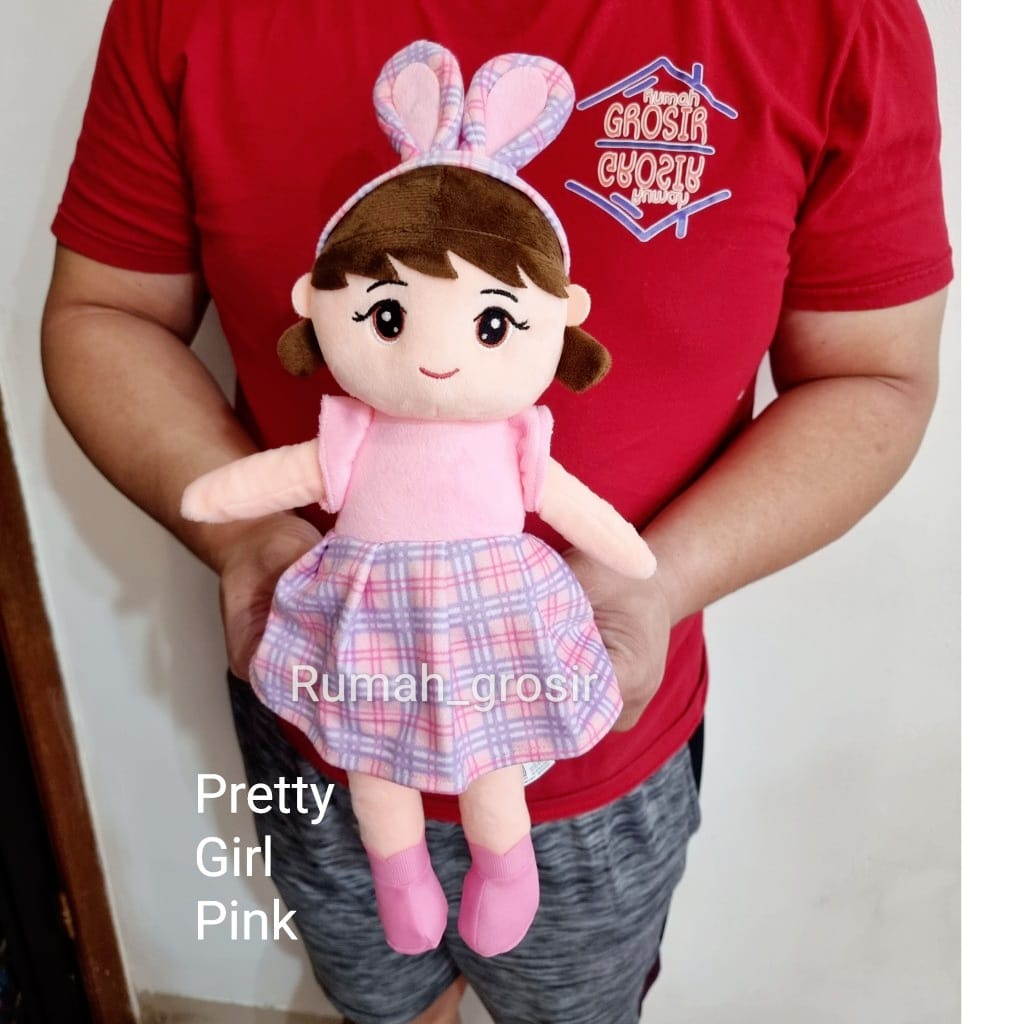 Jual (Rumah Grosir) Boneka Pretty Girl Baby Girl Pita Love Bunny Rabbit ...