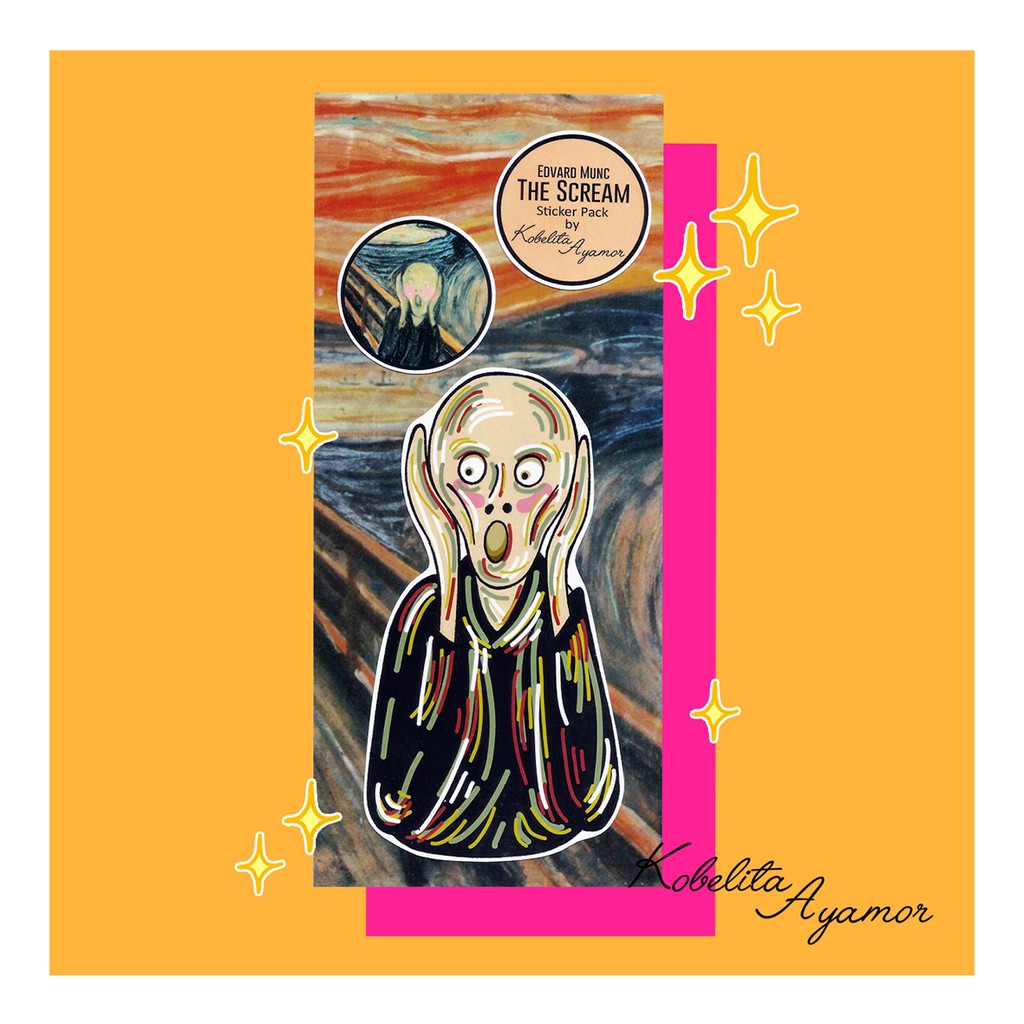 Jual Sticker Pack The Scream | Shopee Indonesia