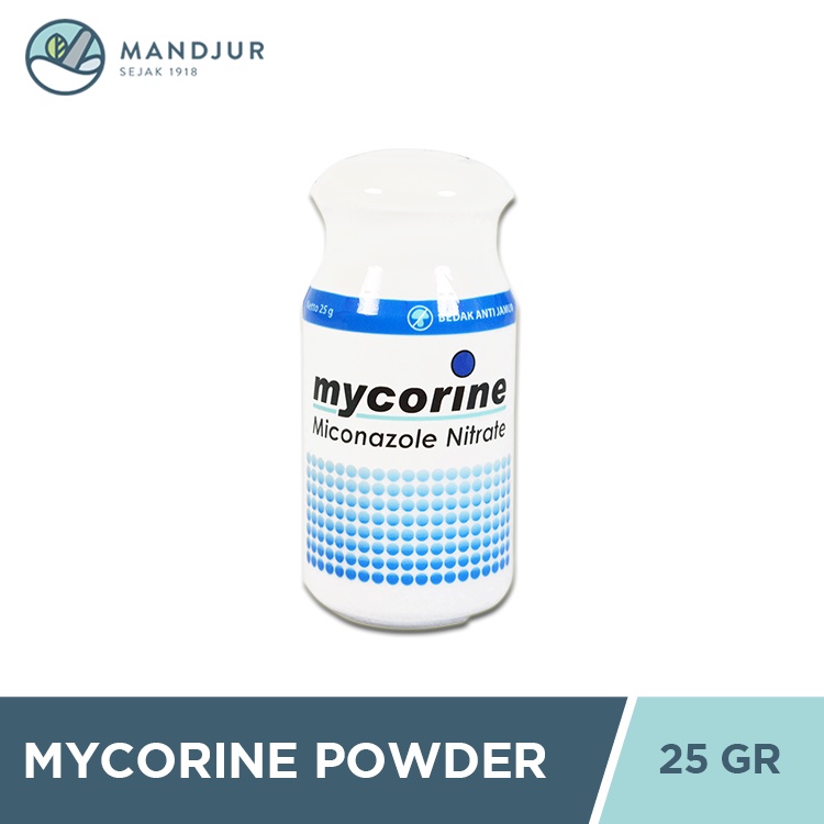 Jual Mycorine Powder 25 Gr - Bedak Gatal Jamur, Panu, Kurap, Kutu Air ...