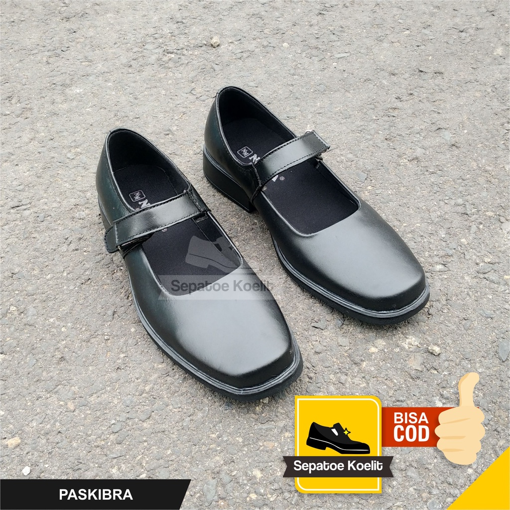 Jual UKURAN SEPATU SEKOLAH CEWEK SEPATU PANTOFEL WANITA KULIT ASLI ...