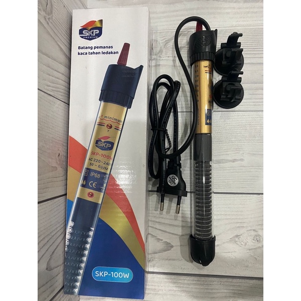 Jual Heater / Pemanas Air Aquarium / Aquascape SKP - 100 watt | Shopee ...
