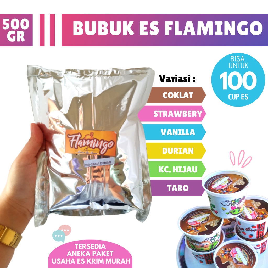 Jual TEPUNG ES KRIM KILOAN BUBUK ESKRIM MURAH TEPUNG PEMBUAT ES BUBUK ...