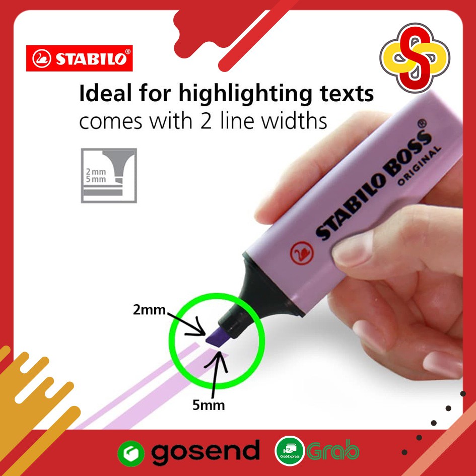 Jual Stabilo BOSS Higlighter Original - Biru | Shopee Indonesia