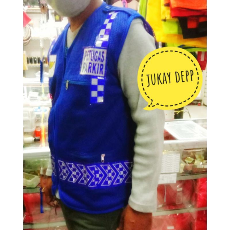 Jual rompi parkir plus logo | Shopee Indonesia