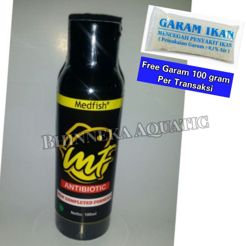 Jual Medfish Antibiotic Anti Biotik 100 ml Med Fish Obat Ikan Sakit ...