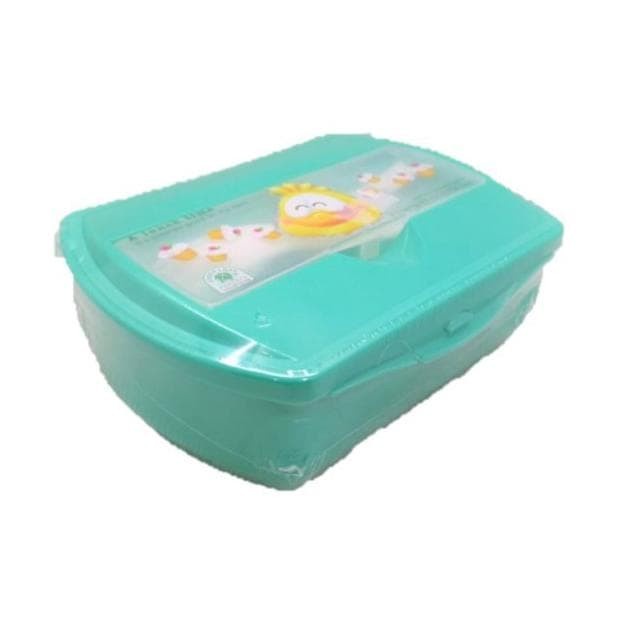 Jual Lunch Box Set Nancy 1 liter 7366 Green leaf | Shopee Indonesia