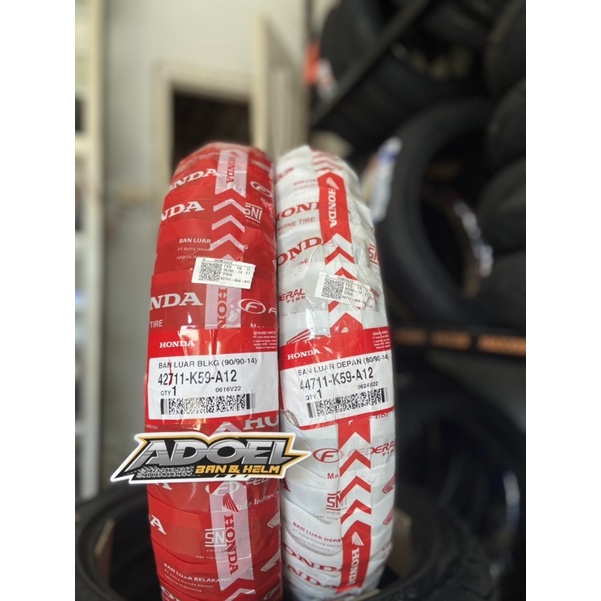 Jual Ban Original AHM Federal K59 80/90 14 (depan) & 90/90 14 (belakang ...