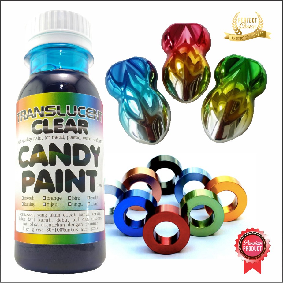 Jual cat TRANSLUCENT CLEAR CANDY PAINT | Shopee Indonesia