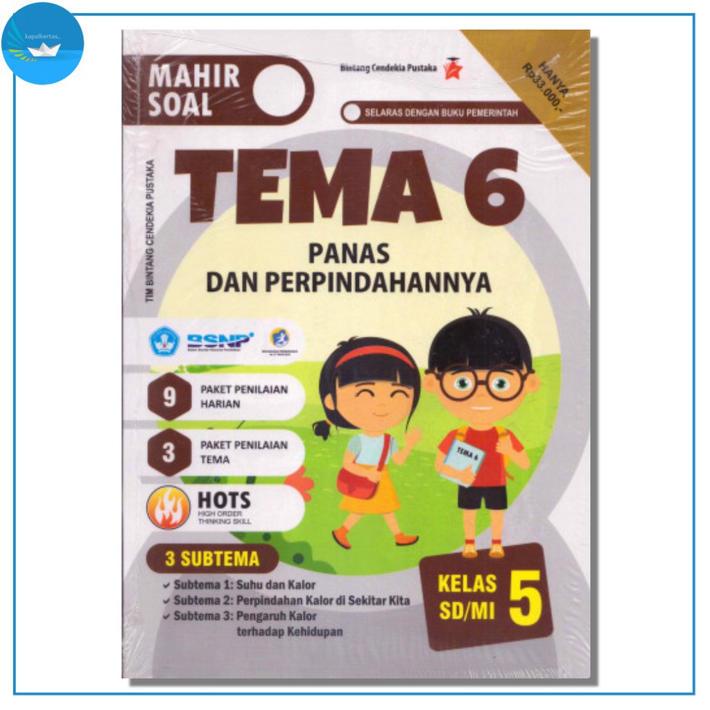 Jual Tema 6 Mahir Soal Tema 6 Cita Citaku Kelas 4 Sd Tema 6 Panas Dan
