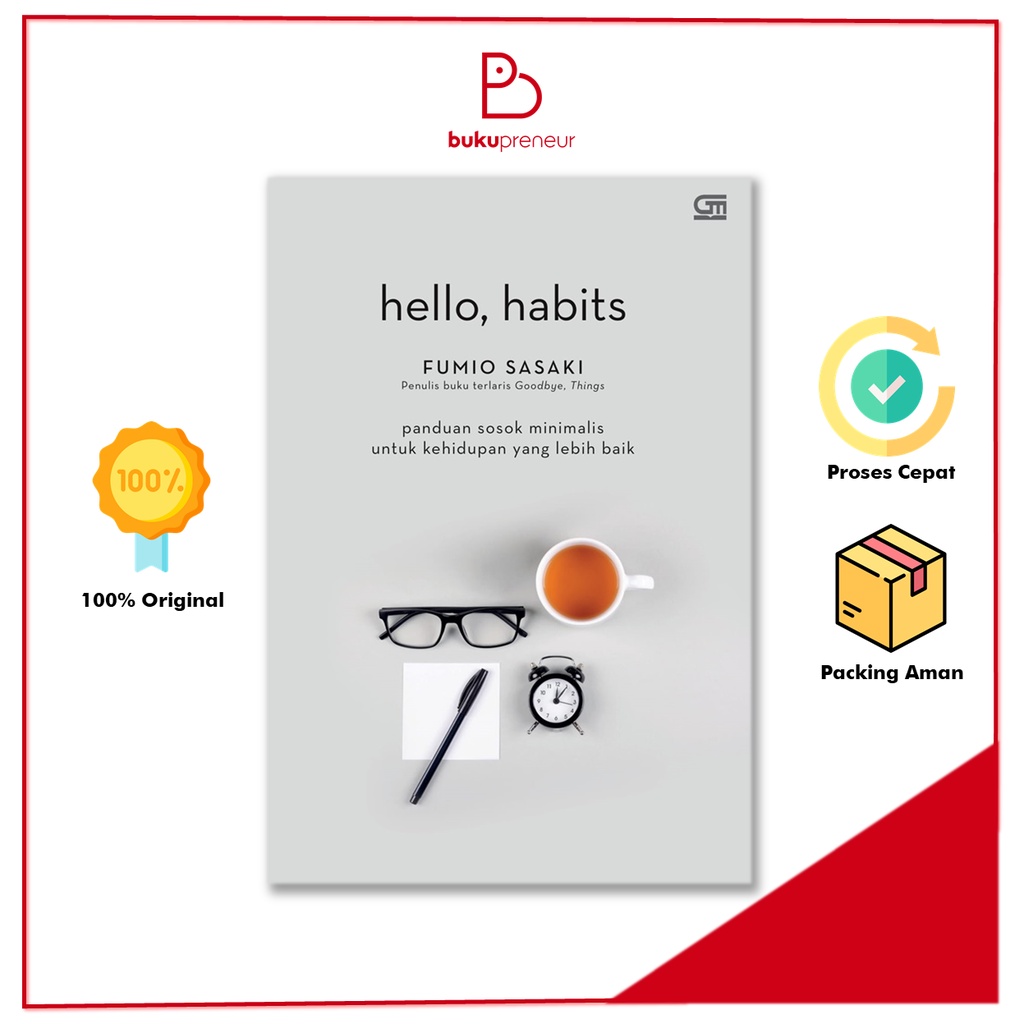 Jual Bukupreneur - Hello Habits: Panduan Sosok Minimalis untuk ...