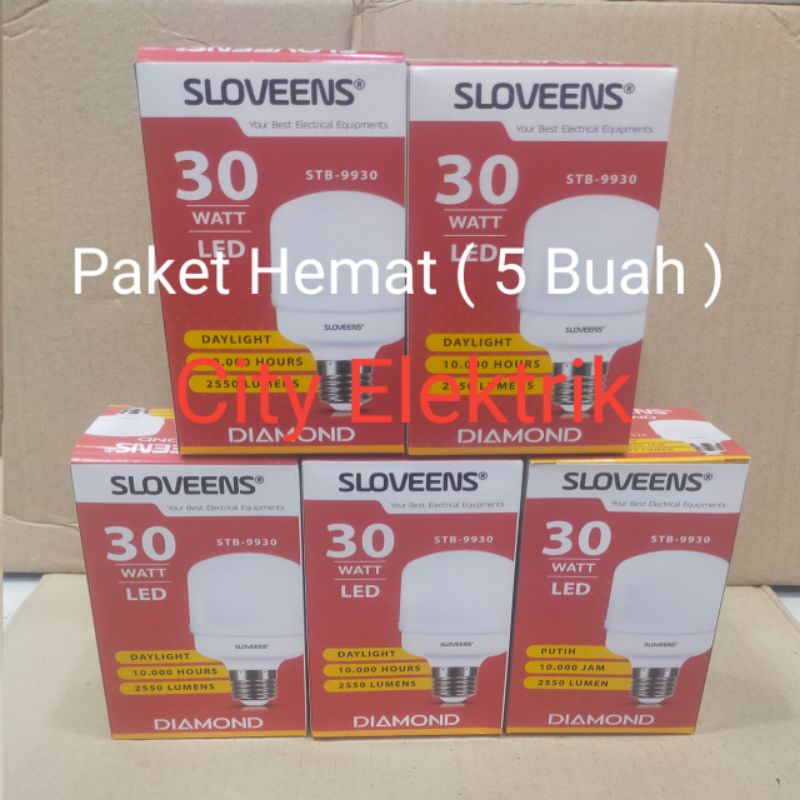 Jual Lampu Led Murah Super Terang 30 Watt ( Paket 5pc ) | Shopee Indonesia