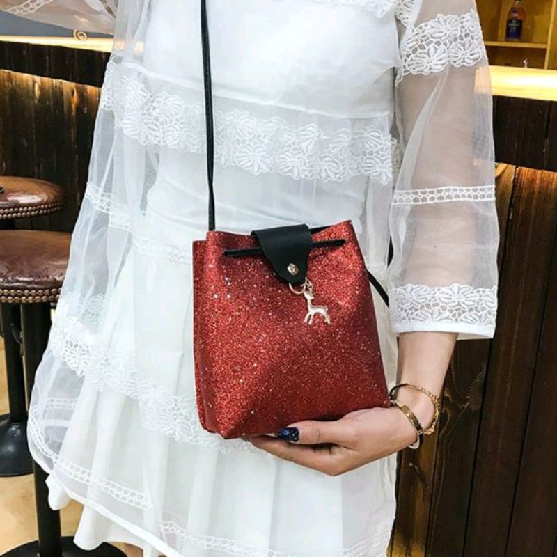 Jual Tas Bahu Rusa Payet Musim Semi | Shopee Indonesia