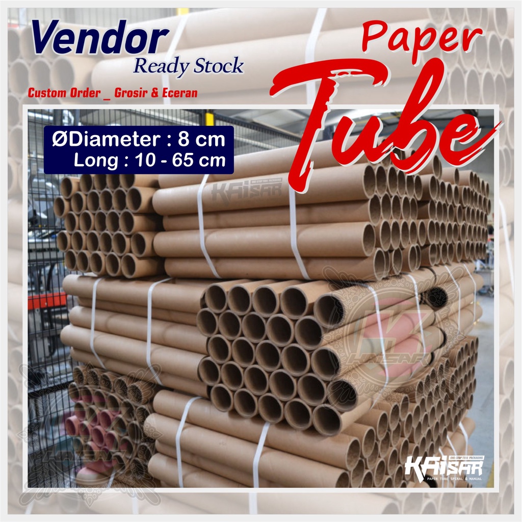 Jual PAPER TUBE SELONGSONG PACKING TABUNG KARDUS | Shopee Indonesia