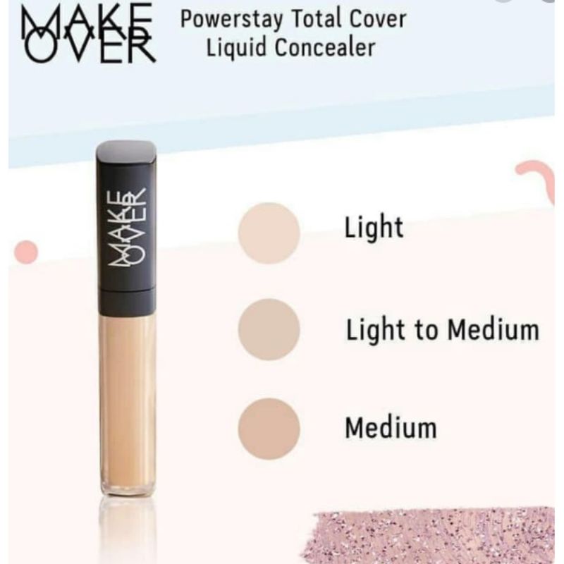 Jual Make Over Powerstay Total Cover Liquid Concealer | Shopee Indonesia