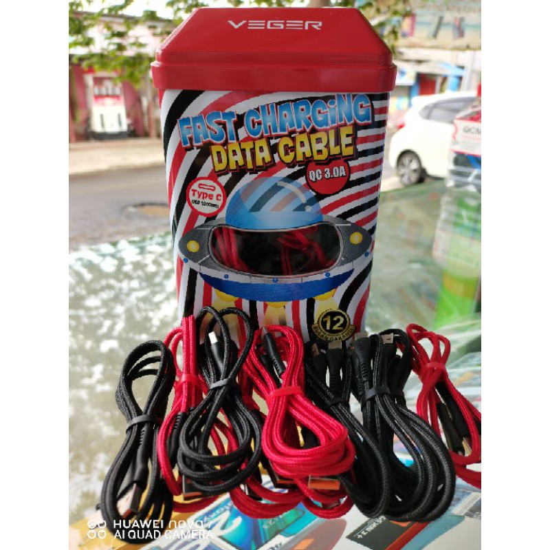 Jual DATA CABLE VEGER ORIGINAL TIPE C | Shopee Indonesia