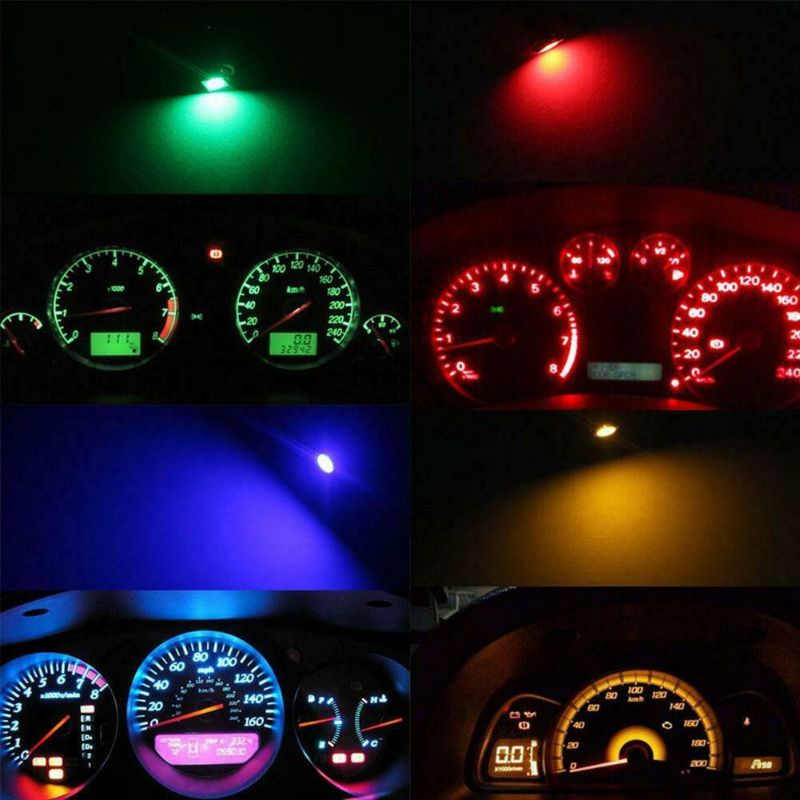 Jual Lampu LED T5 5050 1SMD LED Bulb DC 12V Indicator Light Dashboard ...