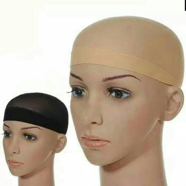 Jual Topi Penutup Wig Topi Stocking Kepala Coklat Muda | Shopee Indonesia