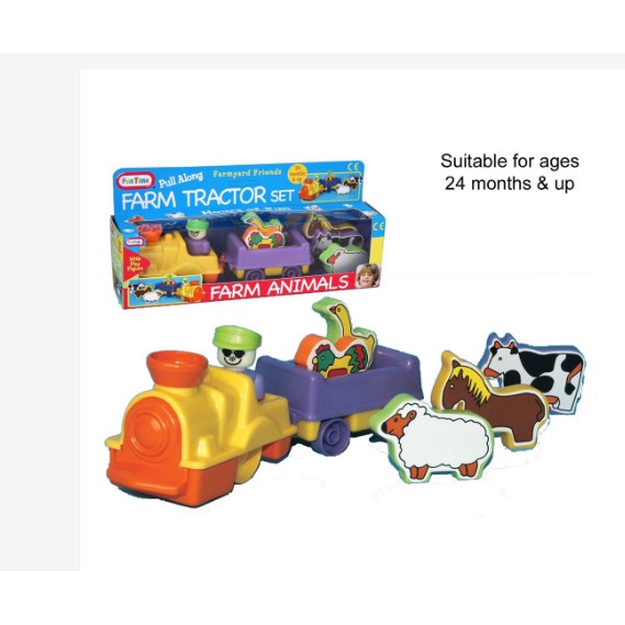Jual Fun Time Farm Tractor Set - Mainan Anak | Shopee Indonesia