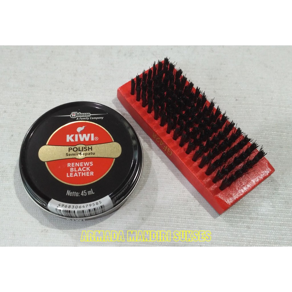 Jual Kiwi Shoe Polish Sikat - Semir Sepatu Kiwi Sikat | Shopee Indonesia