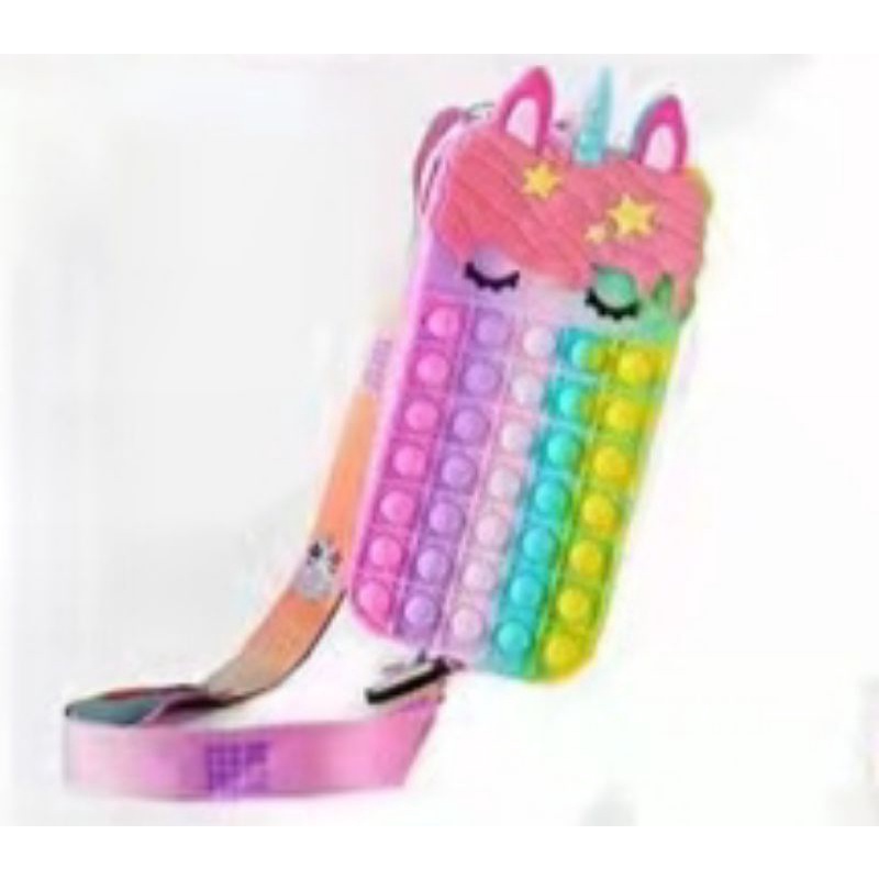 Jual TAS UNICORN DOUBLE POP IT BESAR MUAT HP | Shopee Indonesia
