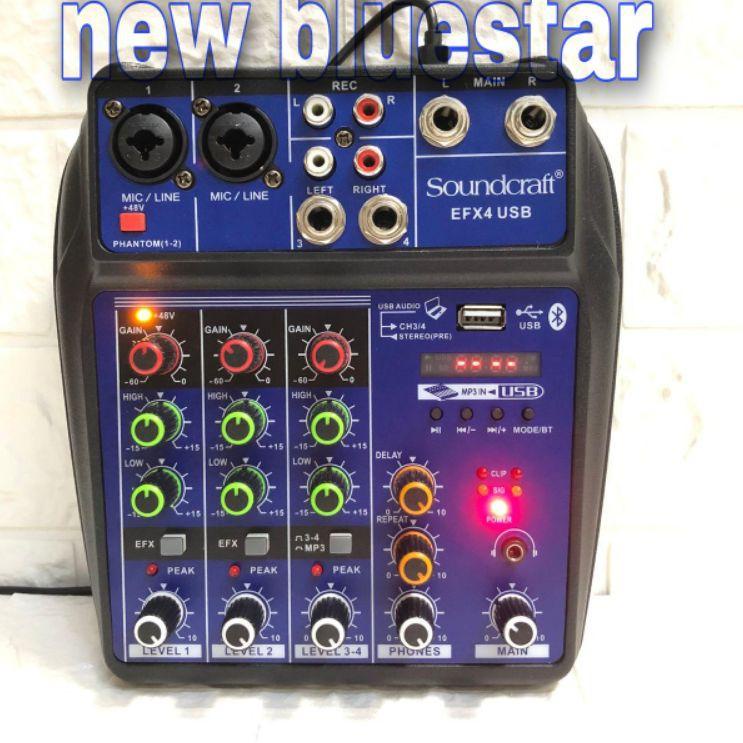 Jual [KODE EVV7L] Mixer Audio-Amplifier Soundcraft EFX 4 USB/Electro ...