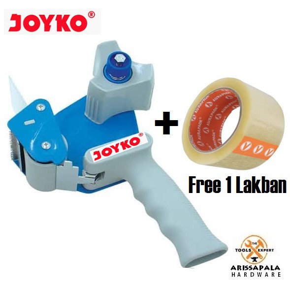 Jual Tape Cutter Lakban Dispenser JOYKO free 1 roll lakban Tape Cutter ...