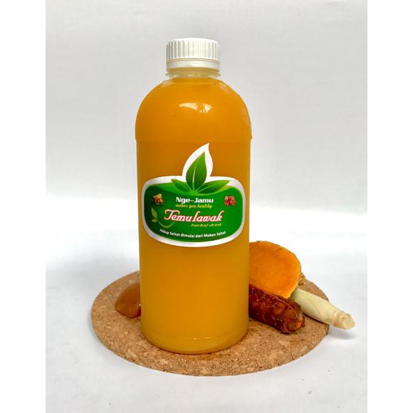 Jual 864U675-A Temulawak 500 Ml Botol Plastik (Herbal Drink/Jamu ...