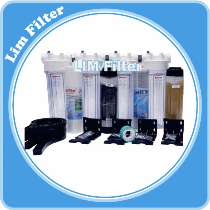 Jual FILTER AIR SUMUR - FILTER PAM 4 HOUSING 10" 4 TAHAP - CLEAR ...