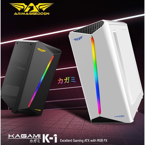 Jual Armaggeddon KAGAMI K1 -RGB Excellent Gaming CASE- BLACK | Shopee ...