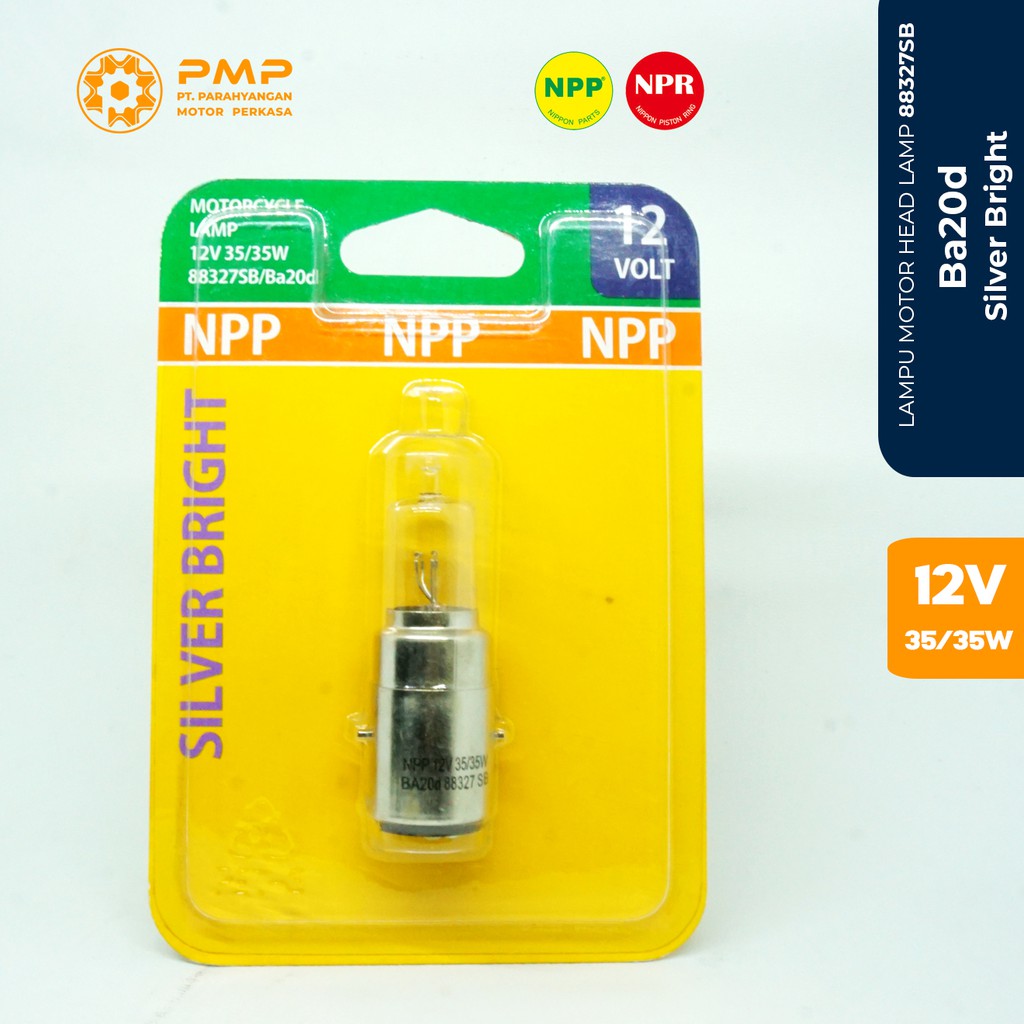 Jual NPP Lampu Motor Bohlam Halogen Lampu depan 12v 35/35W 88327SB ...