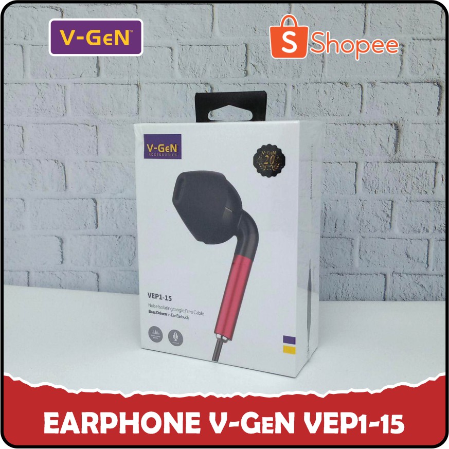 Jual 41266 | HF-VGen VEP1-15 | Earphone Gaming V-GeN VEP1-15 Original ...
