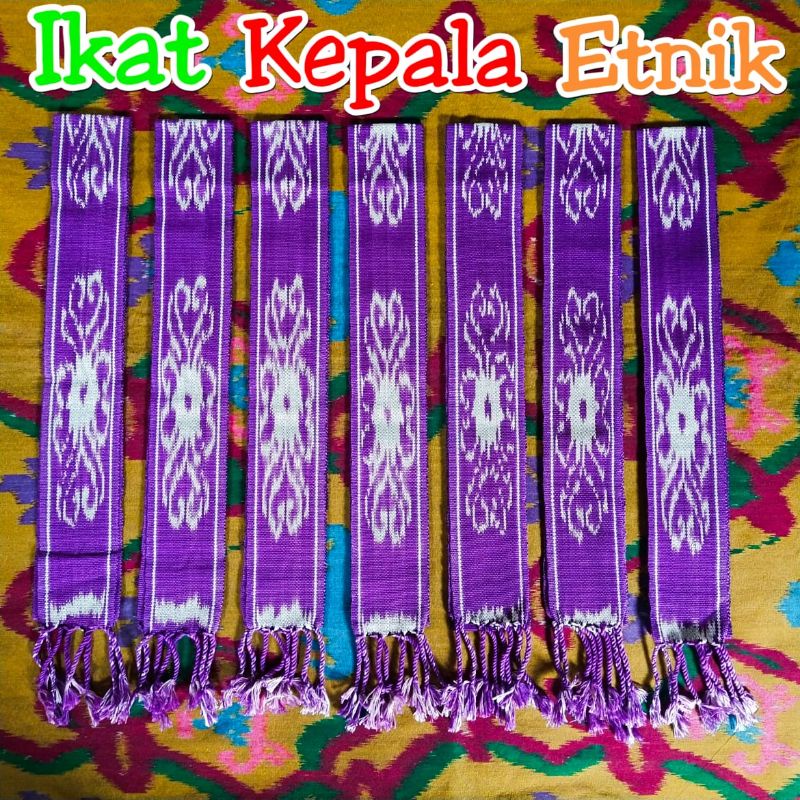 Jual Ikat Kepala Etnik Dayak Kalimantan, kain tenun | Shopee Indonesia