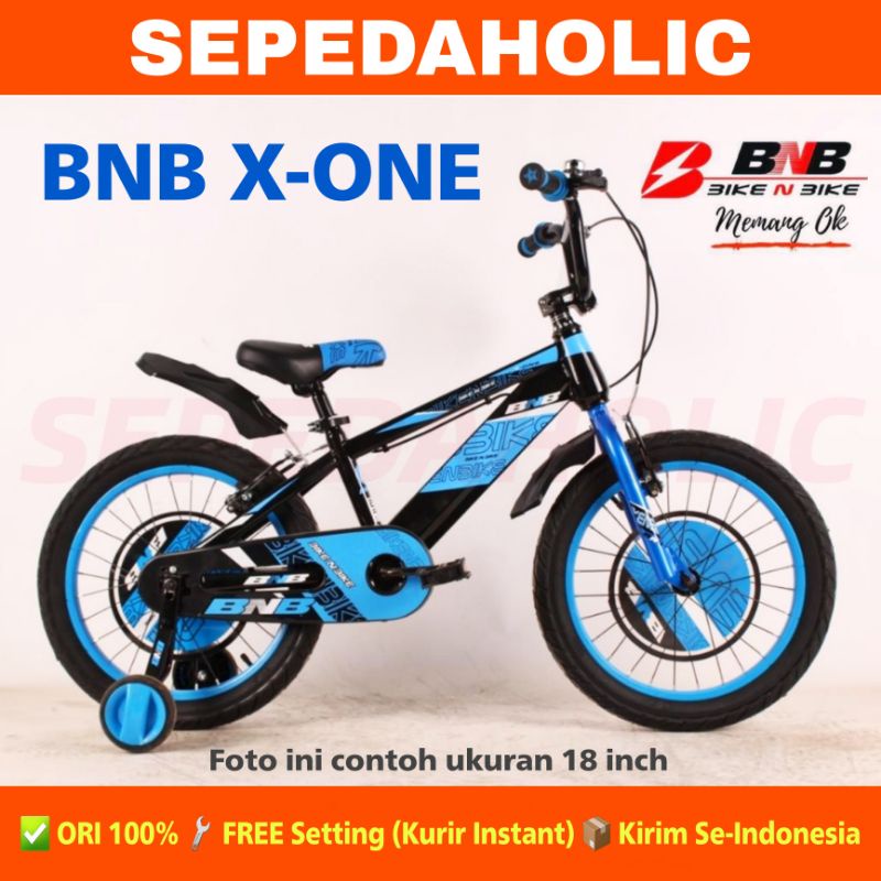 Jual Sepeda Anak Laki Laki BMX BNB X ONE Ukuran 12 16 18 Inch | Shopee ...