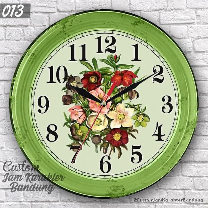 Jual 013 Jam Dinding Kayu Unik Motif Buah Buahan - Jam Karakter FREE ...